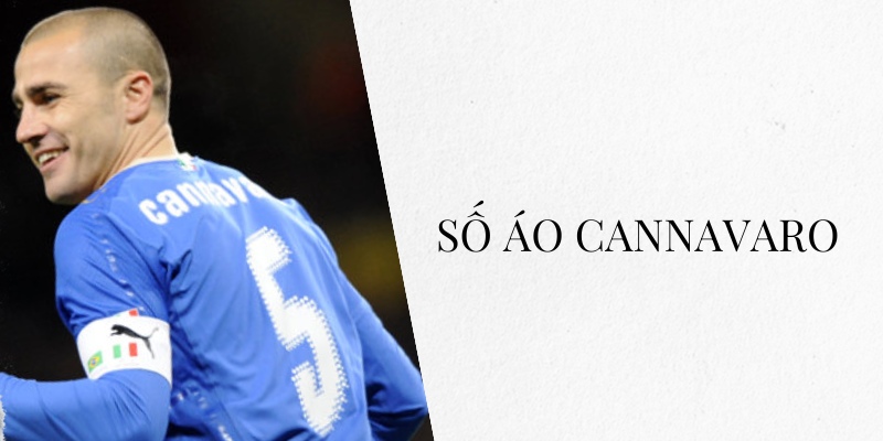 Số áo Cannavaro ở Real Madrid, Juventus, Inter và Ý